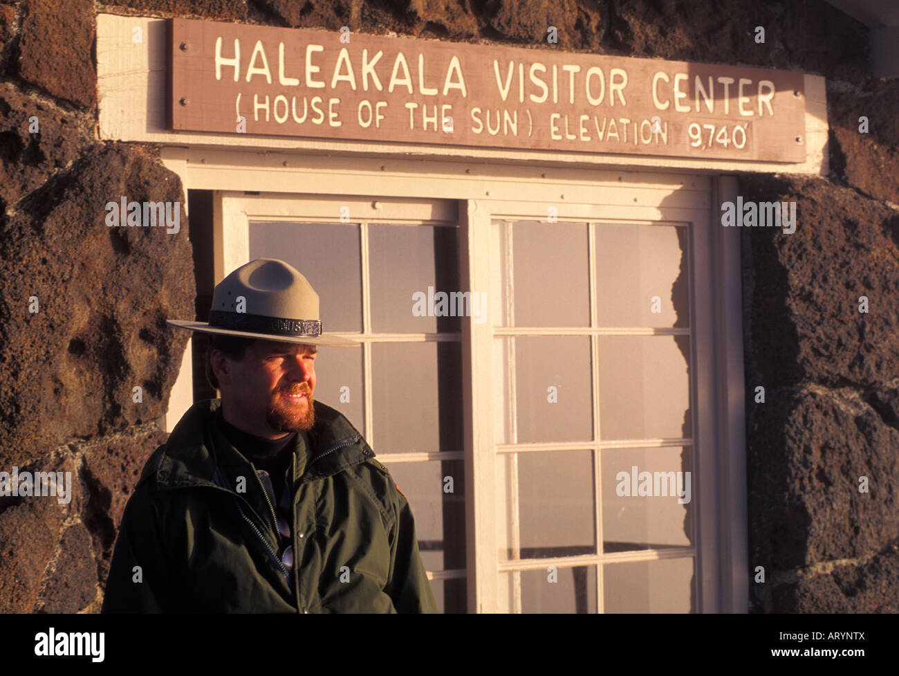 Haleakala national park sign hi-res stock photography and images - Alamy