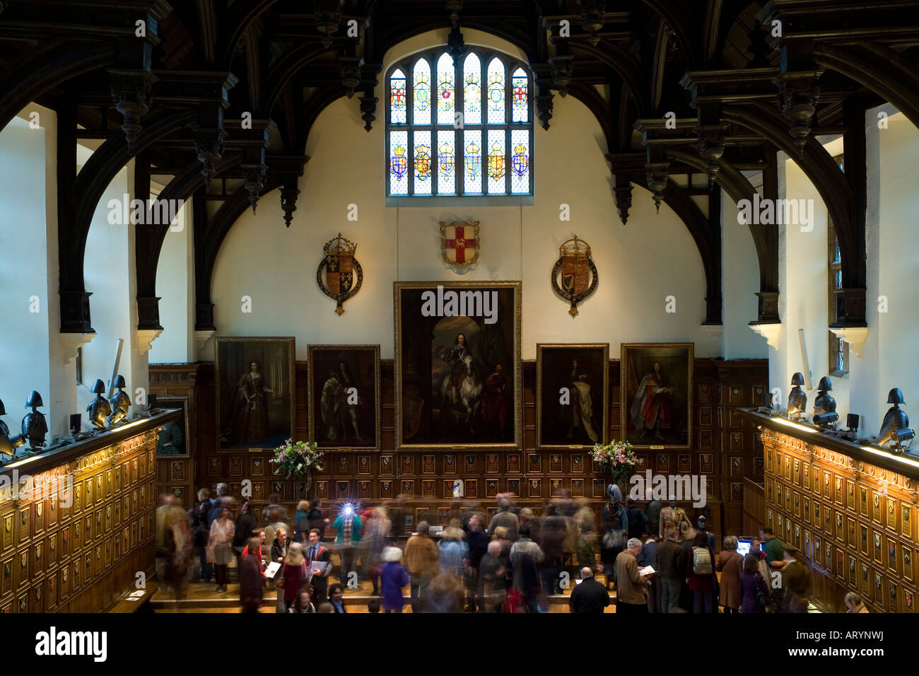 The medieval dining Hall of the Middle Temple part of the Inns of Court ...