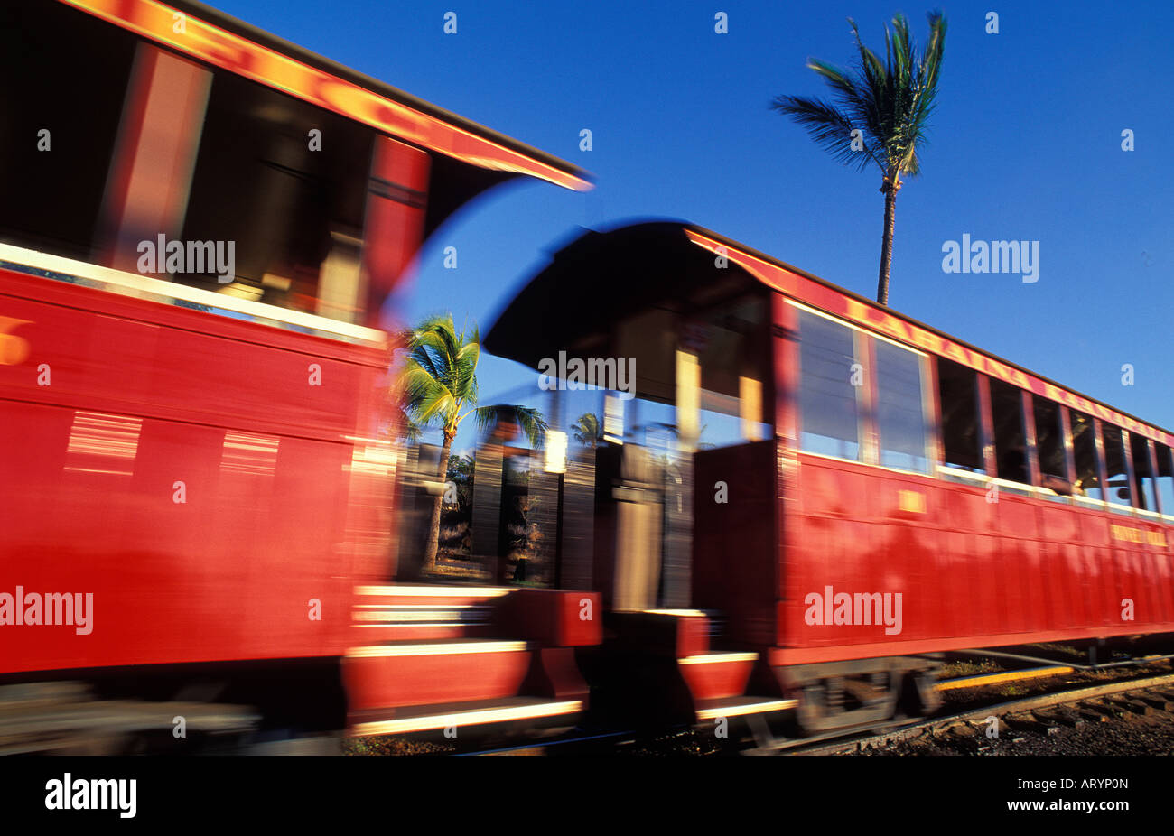 Lahaina sugar cane train maui hi-res stock photography and images - Alamy