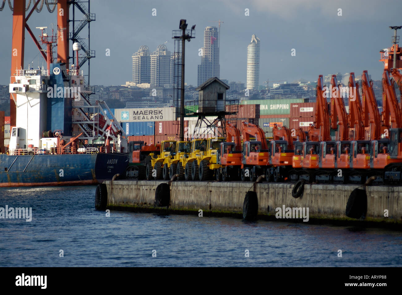 dockyard in istanbul Stock Photo - Alamy