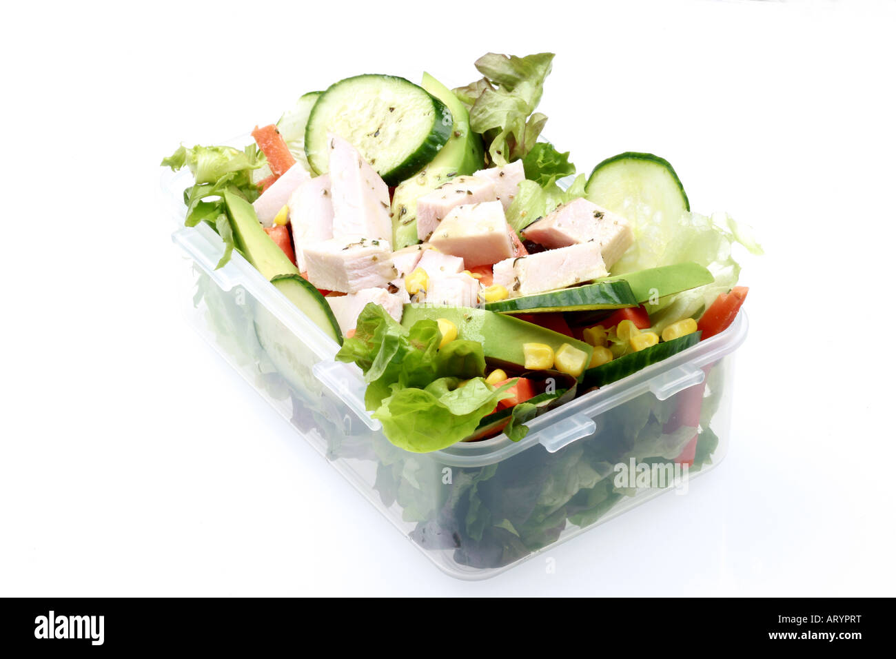 Turkey Salad Lunch Box Stock Photo - Alamy