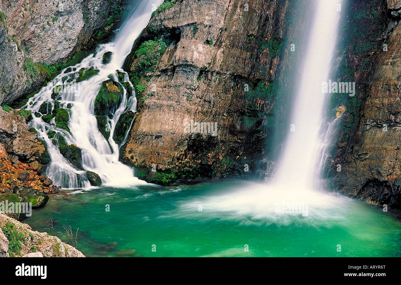 Savica Waterfall, Slovenia Stock Photo - Alamy