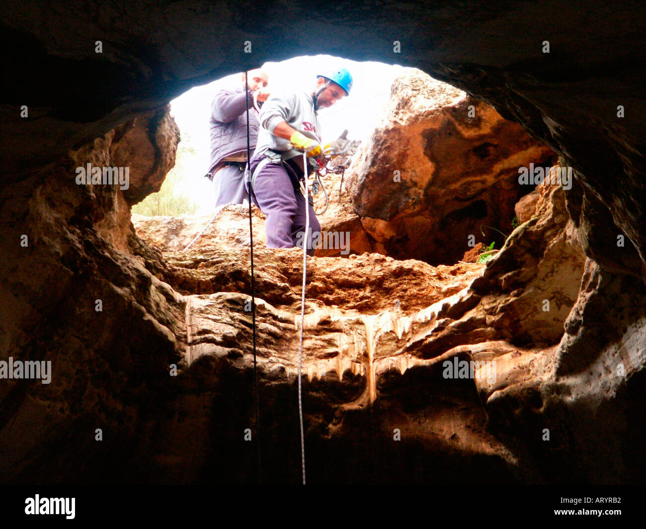 Descent into a cave hi-res stock photography and images - Alamy