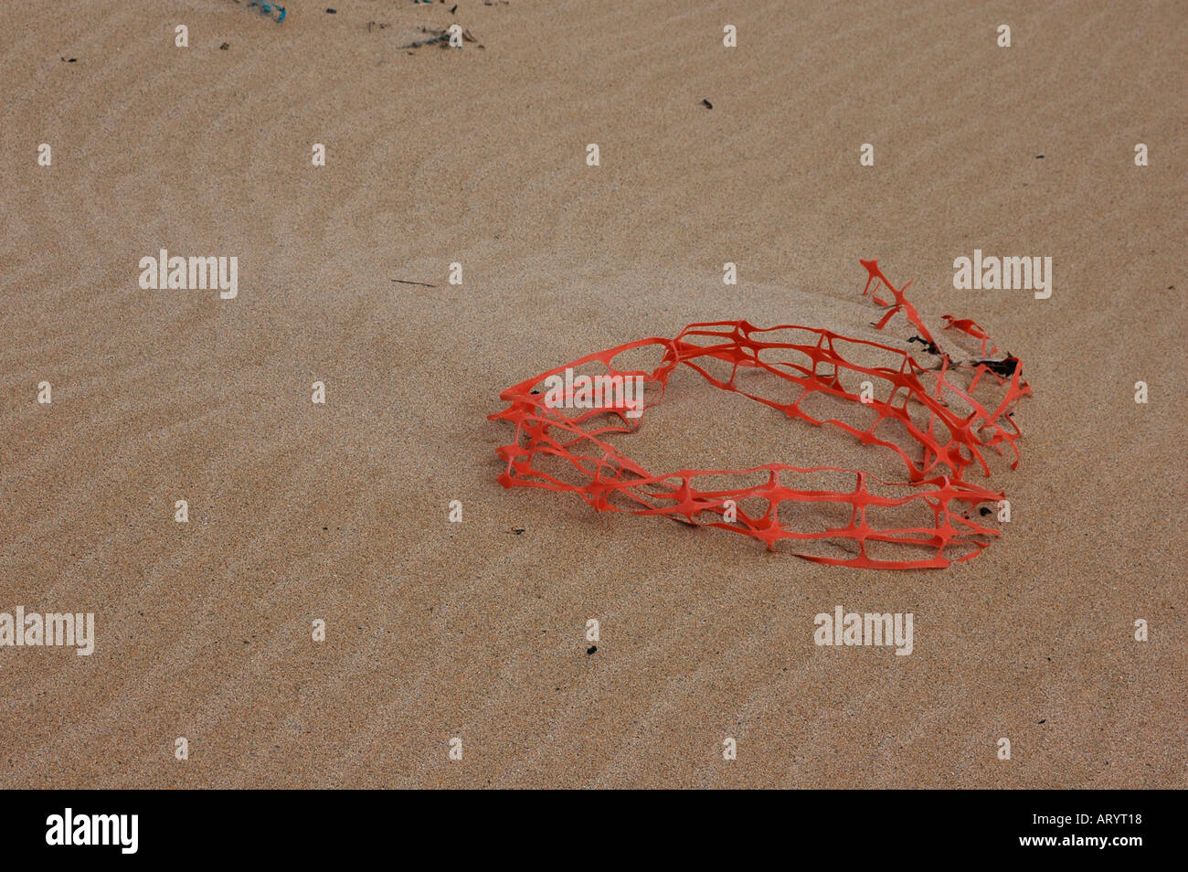 Plastic waste buried in sand hi-res stock photography and images - Alamy