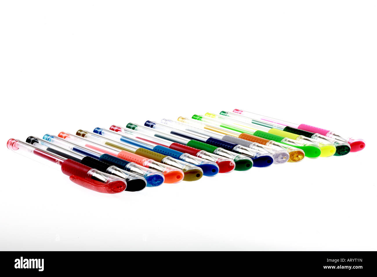Coloured gel pens hi-res stock photography and images - Alamy