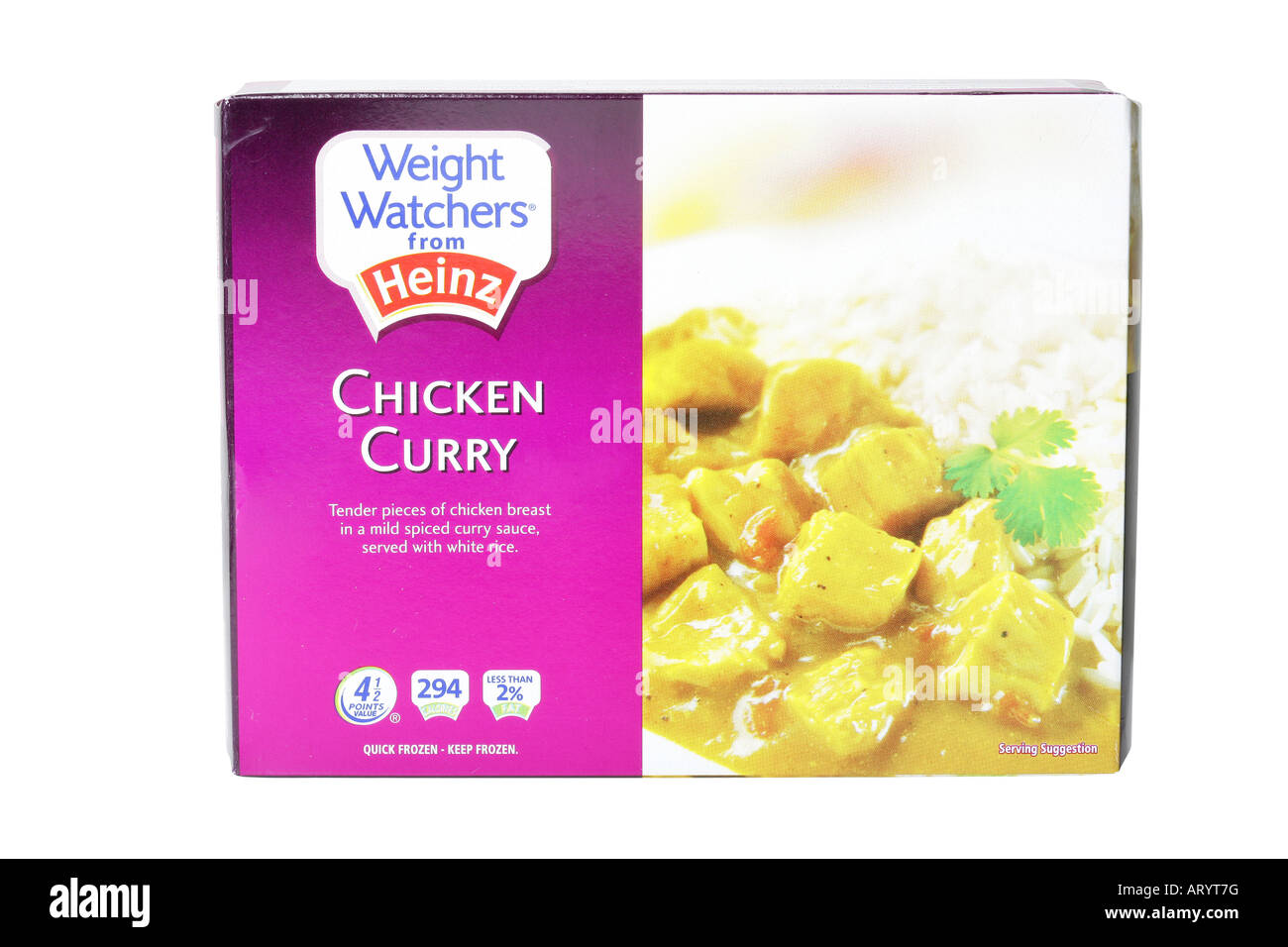 Chicken Curry Ready Meal Stock Photo - Alamy