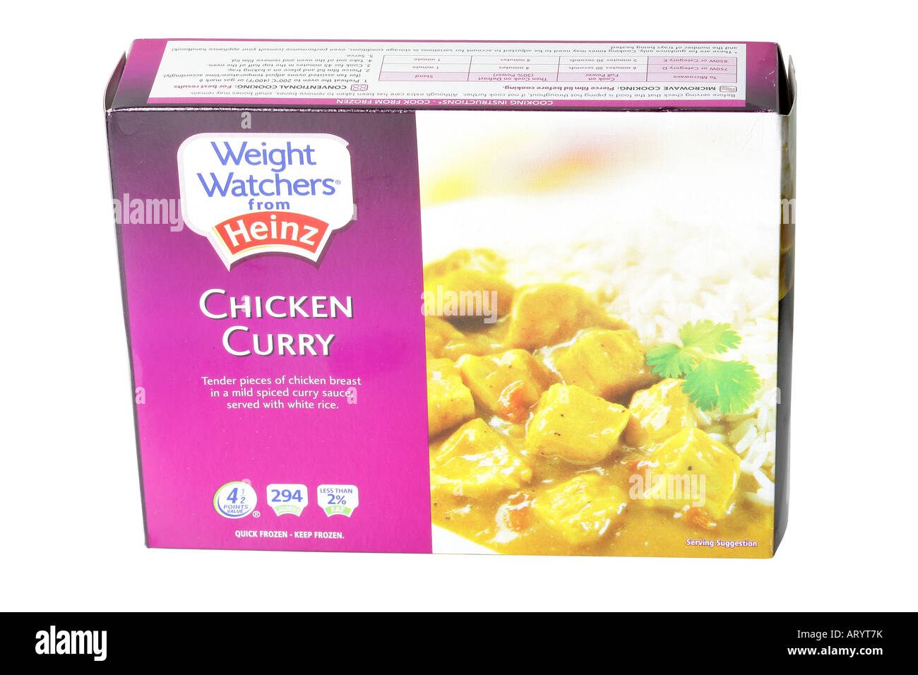 Chicken Curry Ready Meal Stock Photo - Alamy