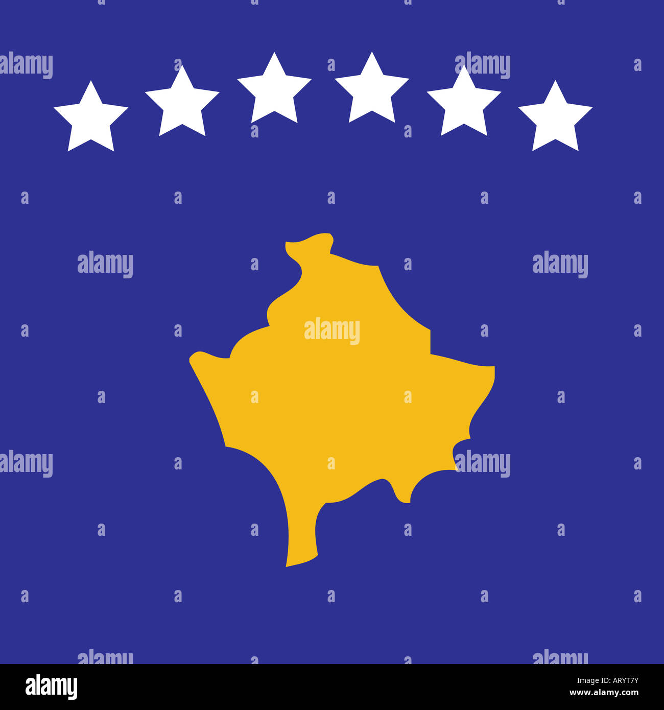 Vector image new kosovan flag hi-res stock photography and images - Alamy