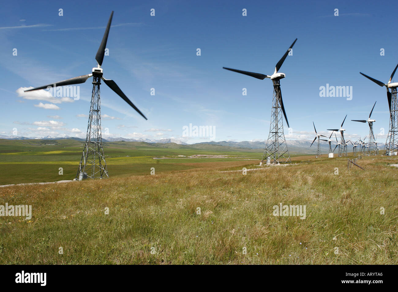 Cowley Ridge Wind Farm High Resolution Stock Photography and Images - Alamy