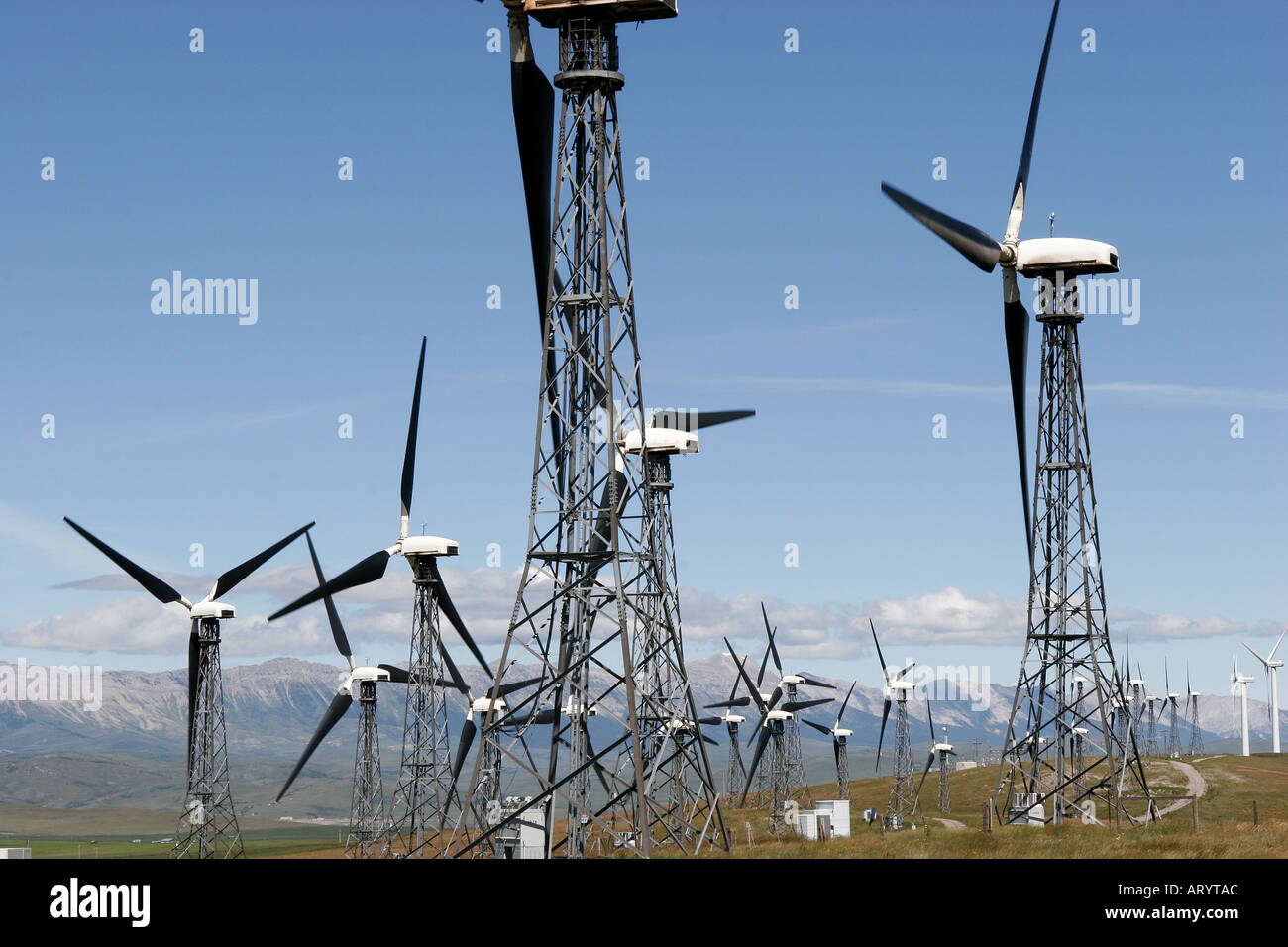 Cowley ridge wind farm hi-res stock photography and images - Alamy