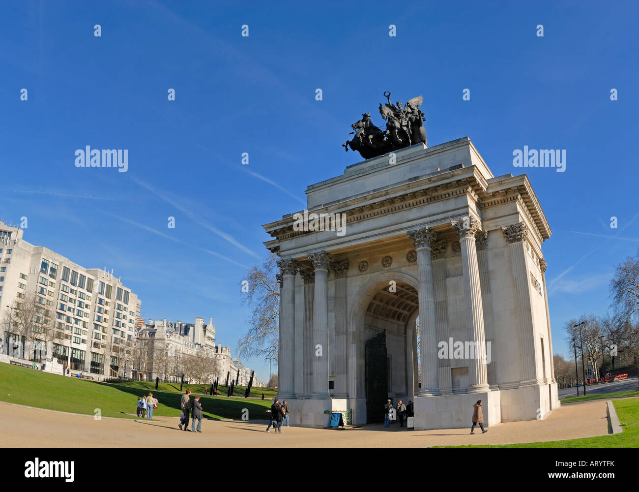 Wellington Arch, London Stock Photo - Alamy