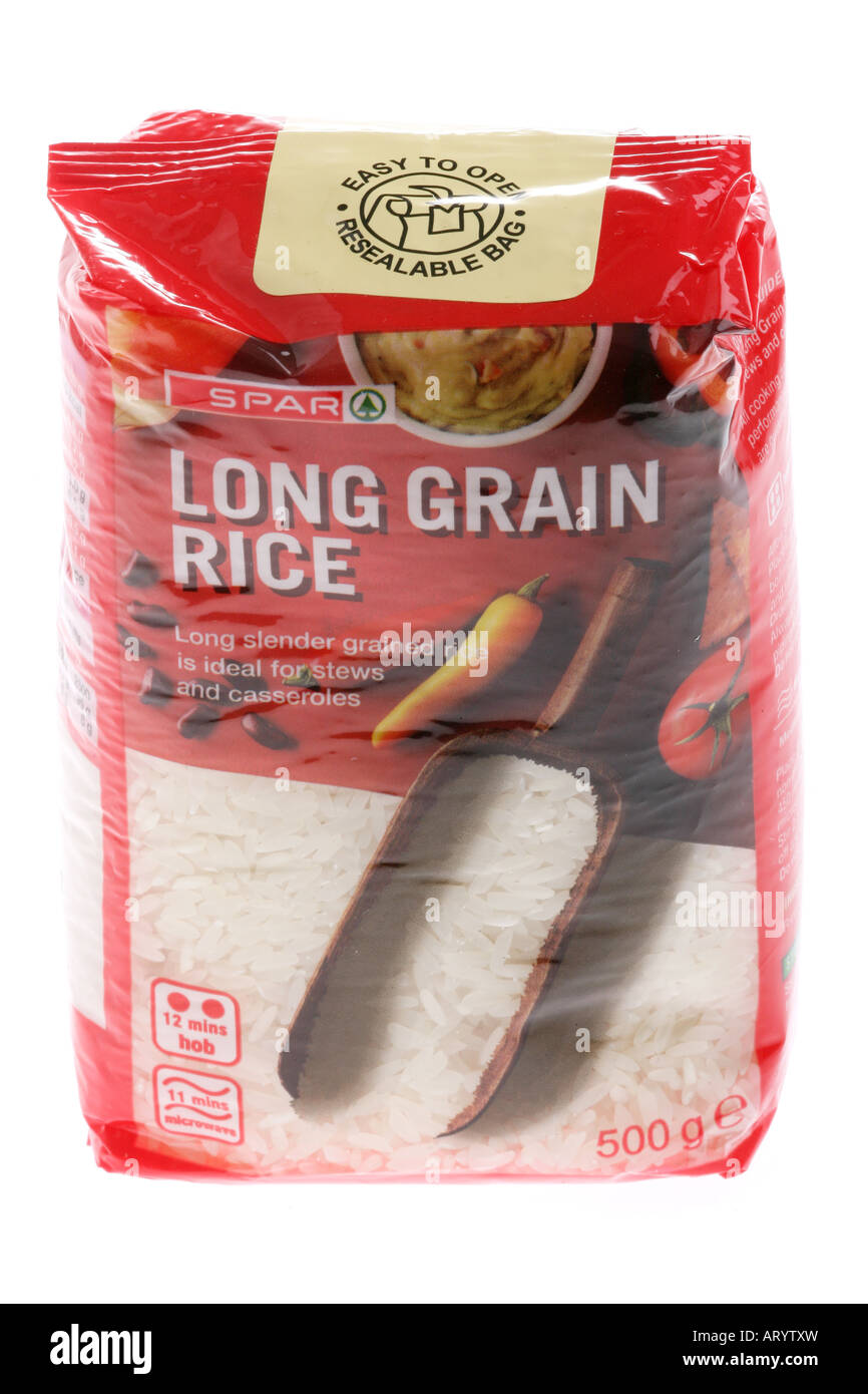 Long Grain Rice Stock Photo - Alamy