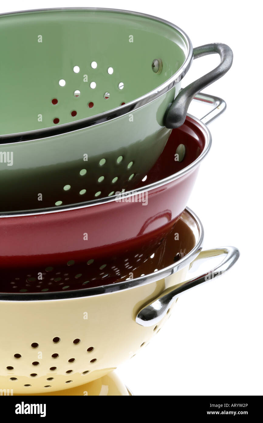 Colander beige kitchen equipment hi-res stock photography and images ...