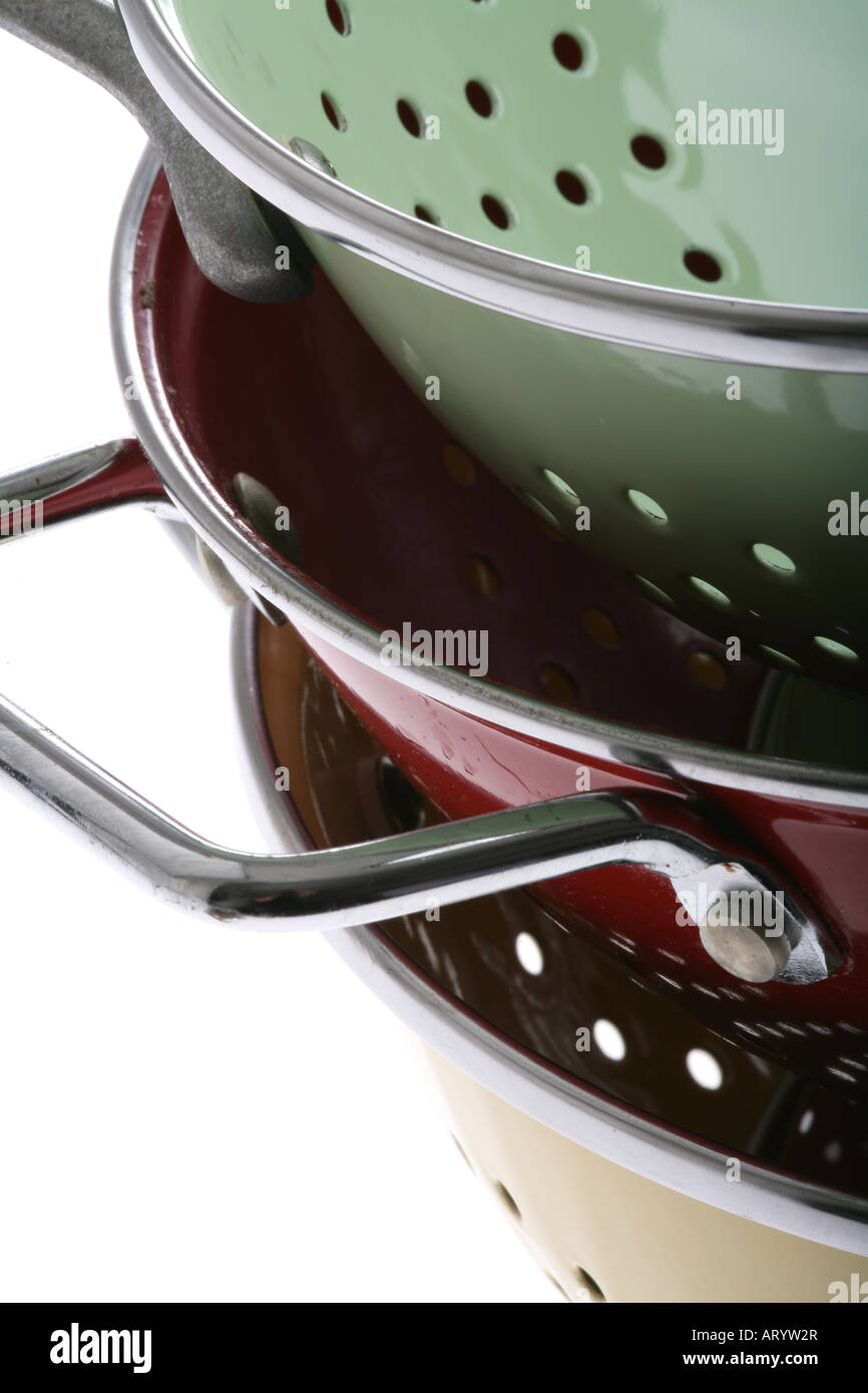 Colander beige kitchen equipment hi-res stock photography and images ...