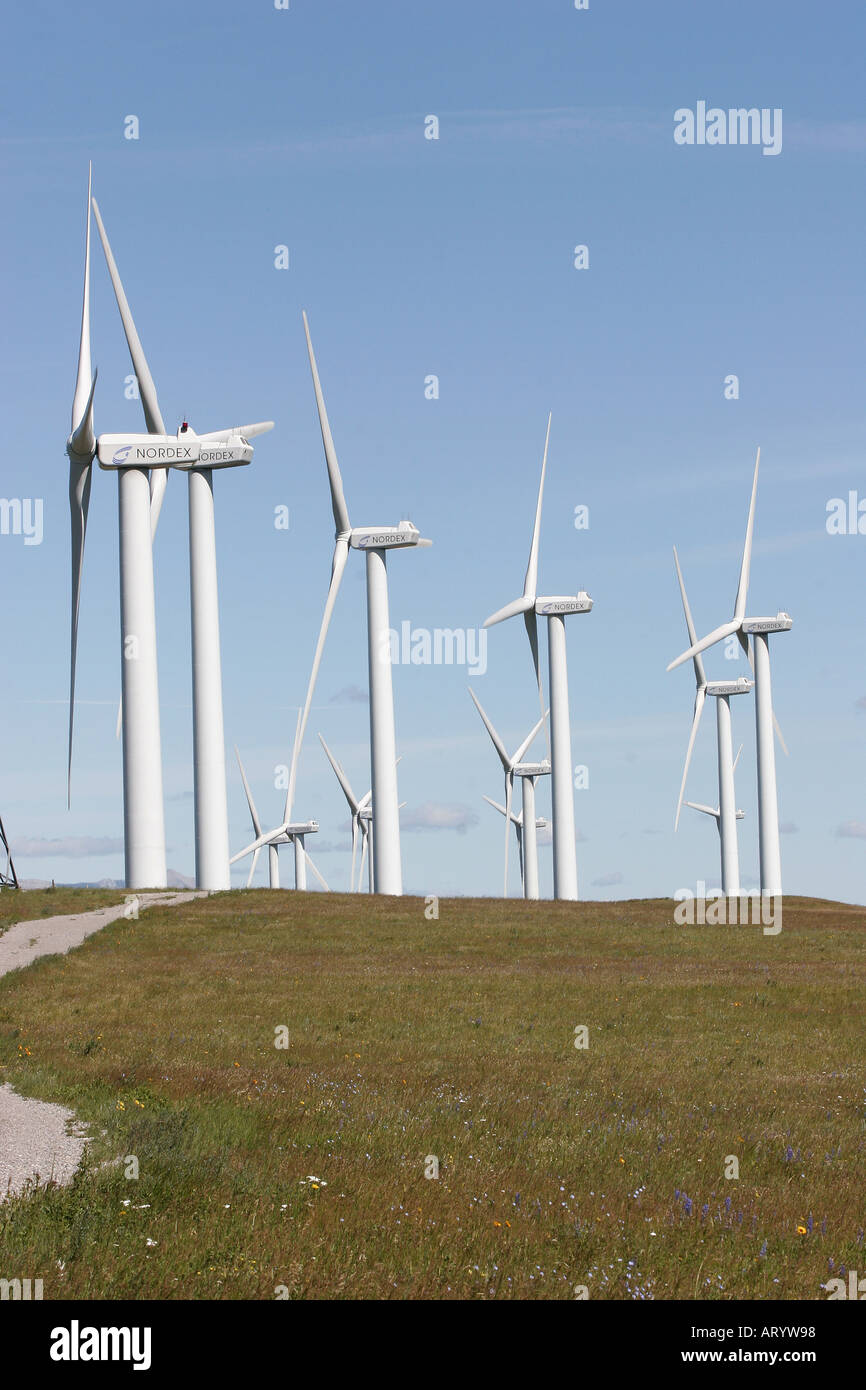 Cowley ridge wind farm hi-res stock photography and images - Alamy