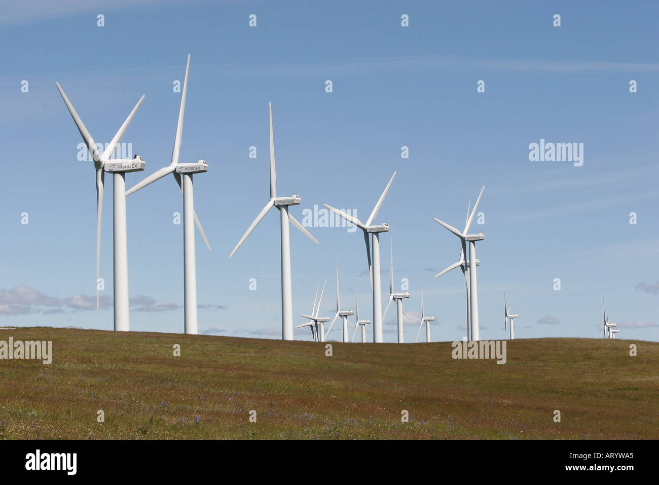 Cowley Ridge Wind Farm High Resolution Stock Photography and Images - Alamy