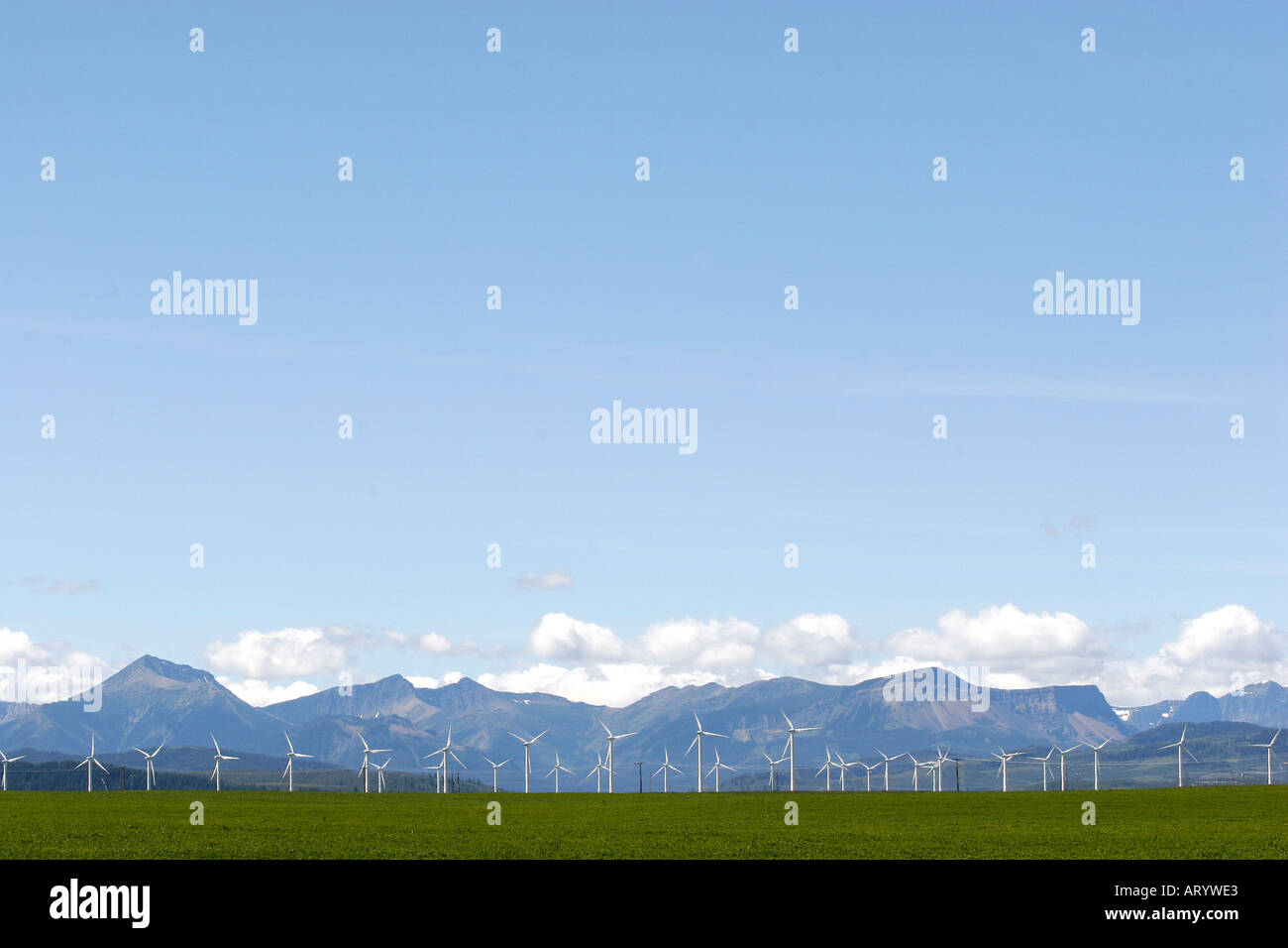 Cowley ridge wind farm hi-res stock photography and images - Alamy