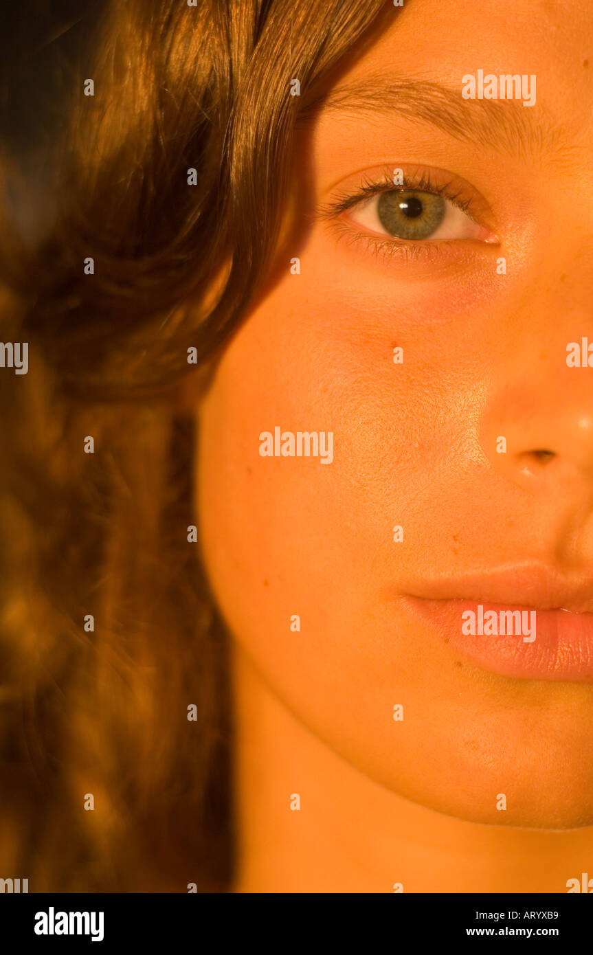 Beautiful russian young brunette woman hi-res stock photography and ...