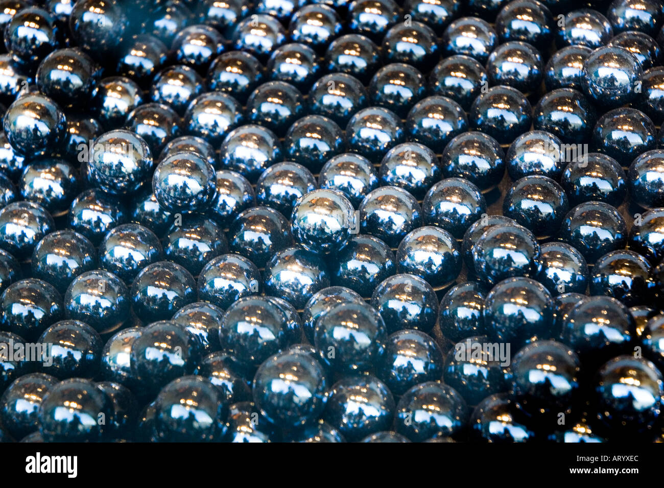 Reflection on many shiny balls Stock Photo - Alamy