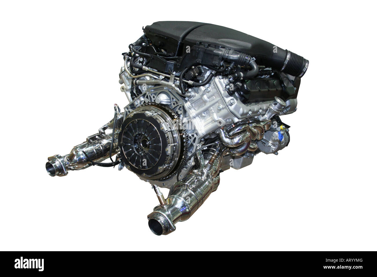 The auto Car engine isolated Stock Photo - Alamy