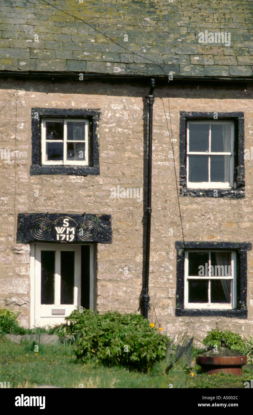 Traditional old house Brampton village, near Haweswater, Lake District ...