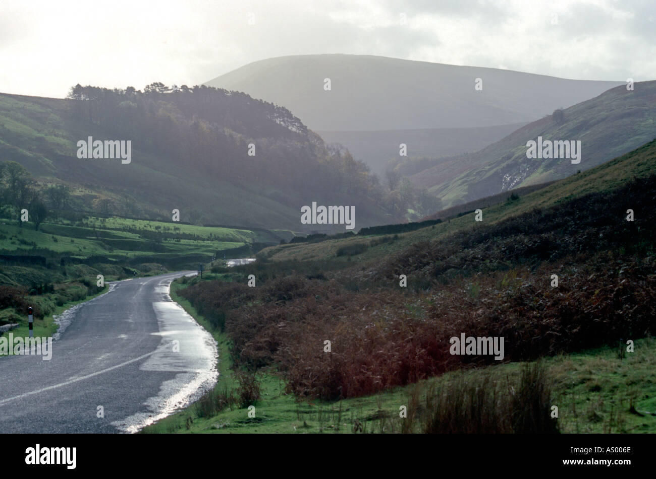 Rain storm Ribble Valley Stock Photo - Alamy