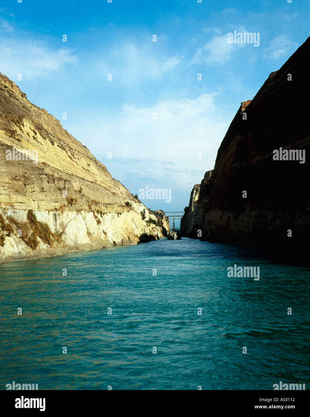 Corinth Canal Gulf of Corinth Greece Stock Photo - Alamy
