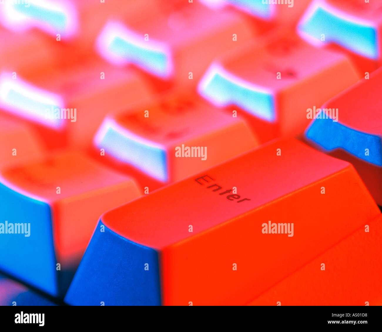 keyboard with enter key Stock Photo - Alamy