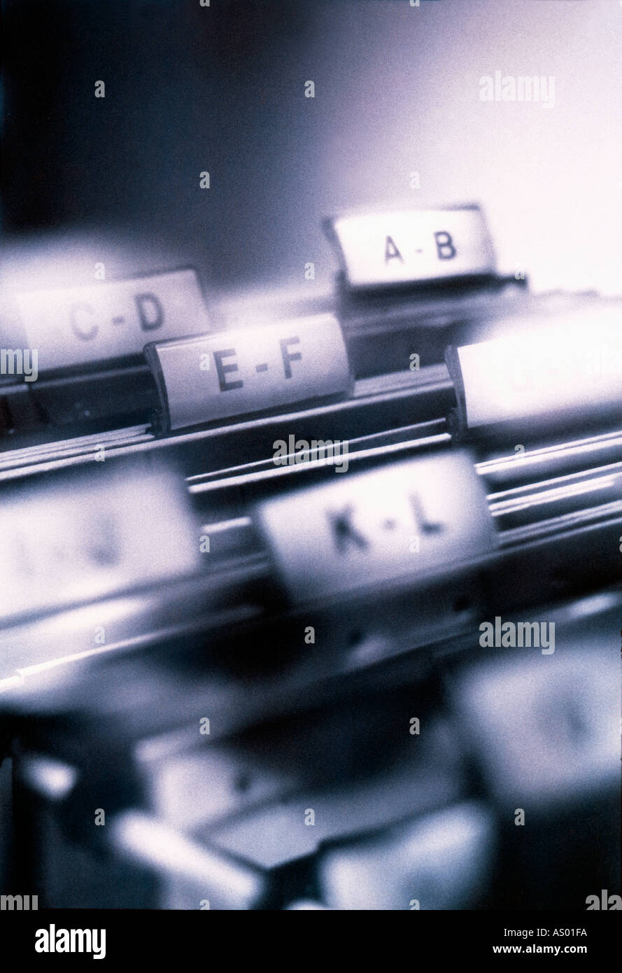 Letter letters file filing hi-res stock photography and images - Alamy