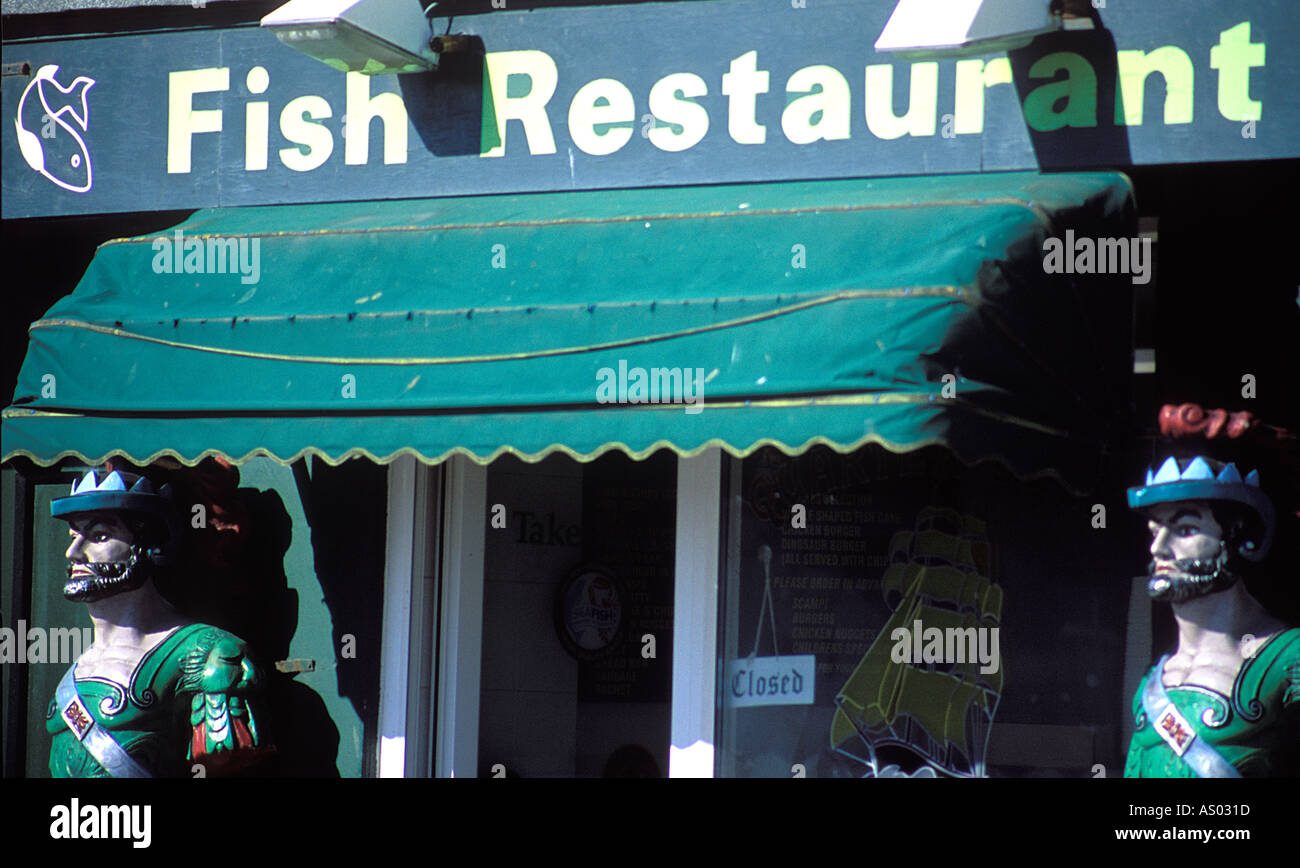 Fish and chip shop in Whitby Stock Photo - Alamy