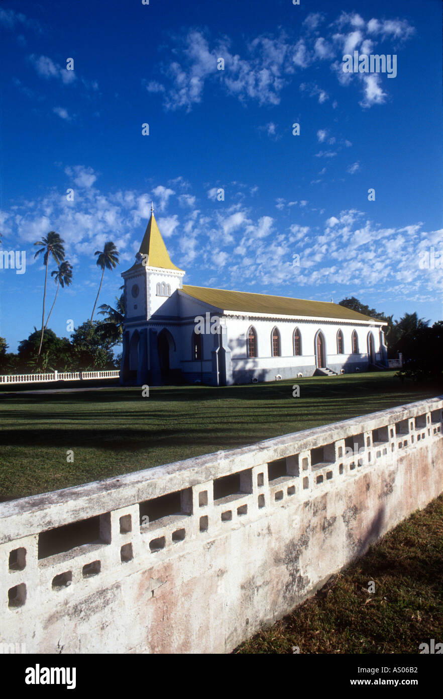 French Polynesia South Pacific Tahiti Moorea Church Stock Photo - Alamy