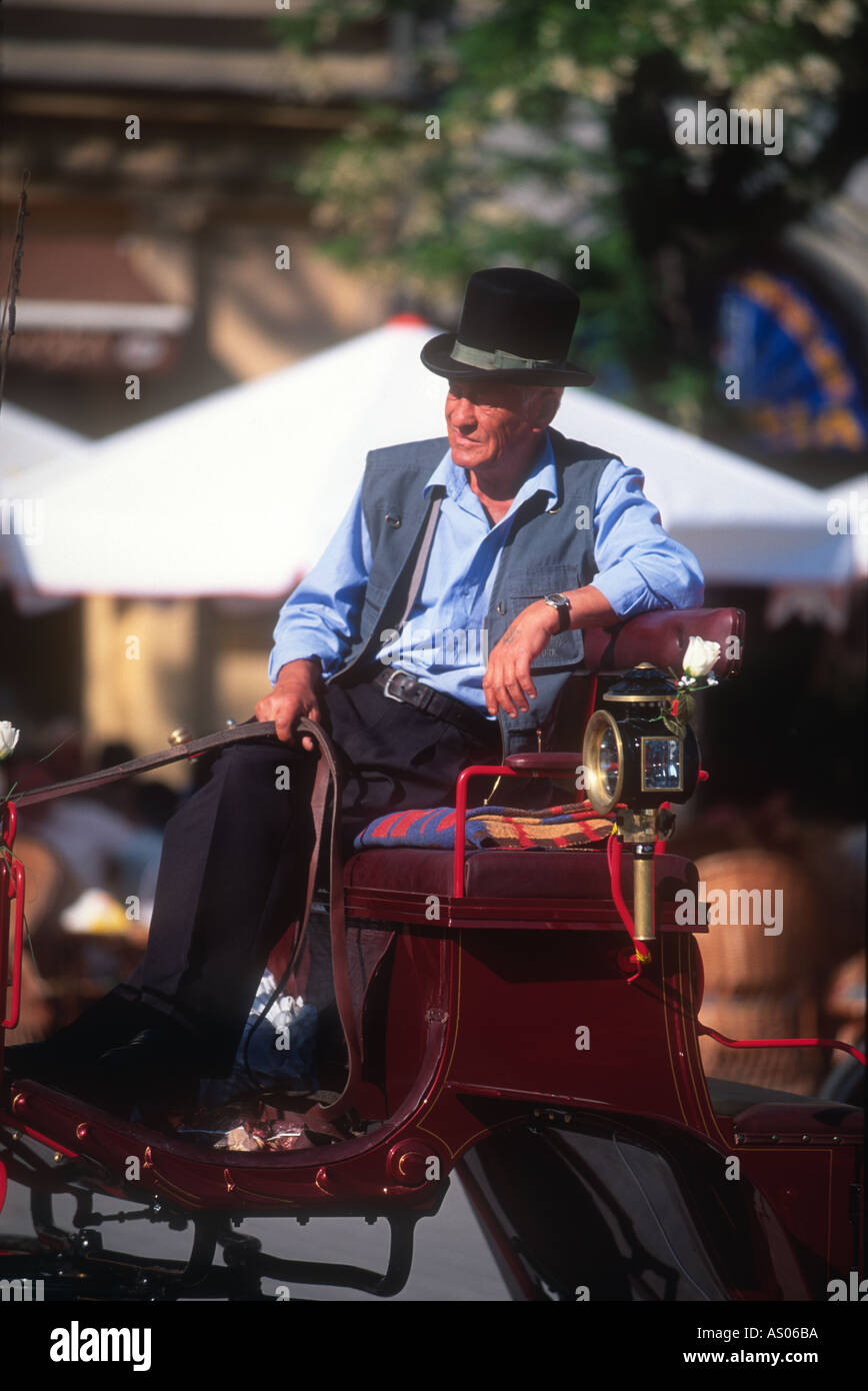 Horse carriage and driver hi-res stock photography and images - Alamy