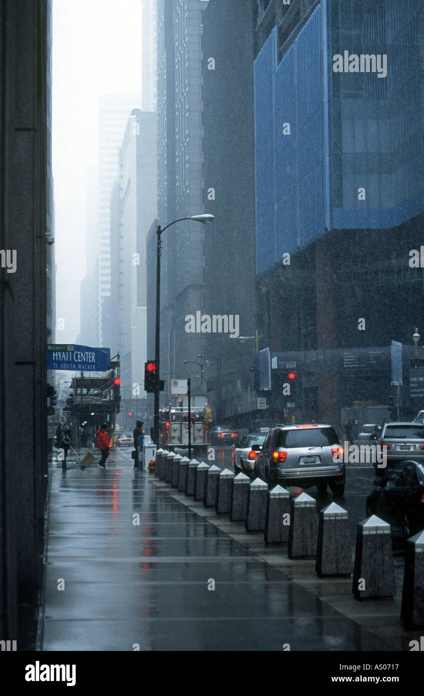 Chicago in snow hi-res stock photography and images - Alamy