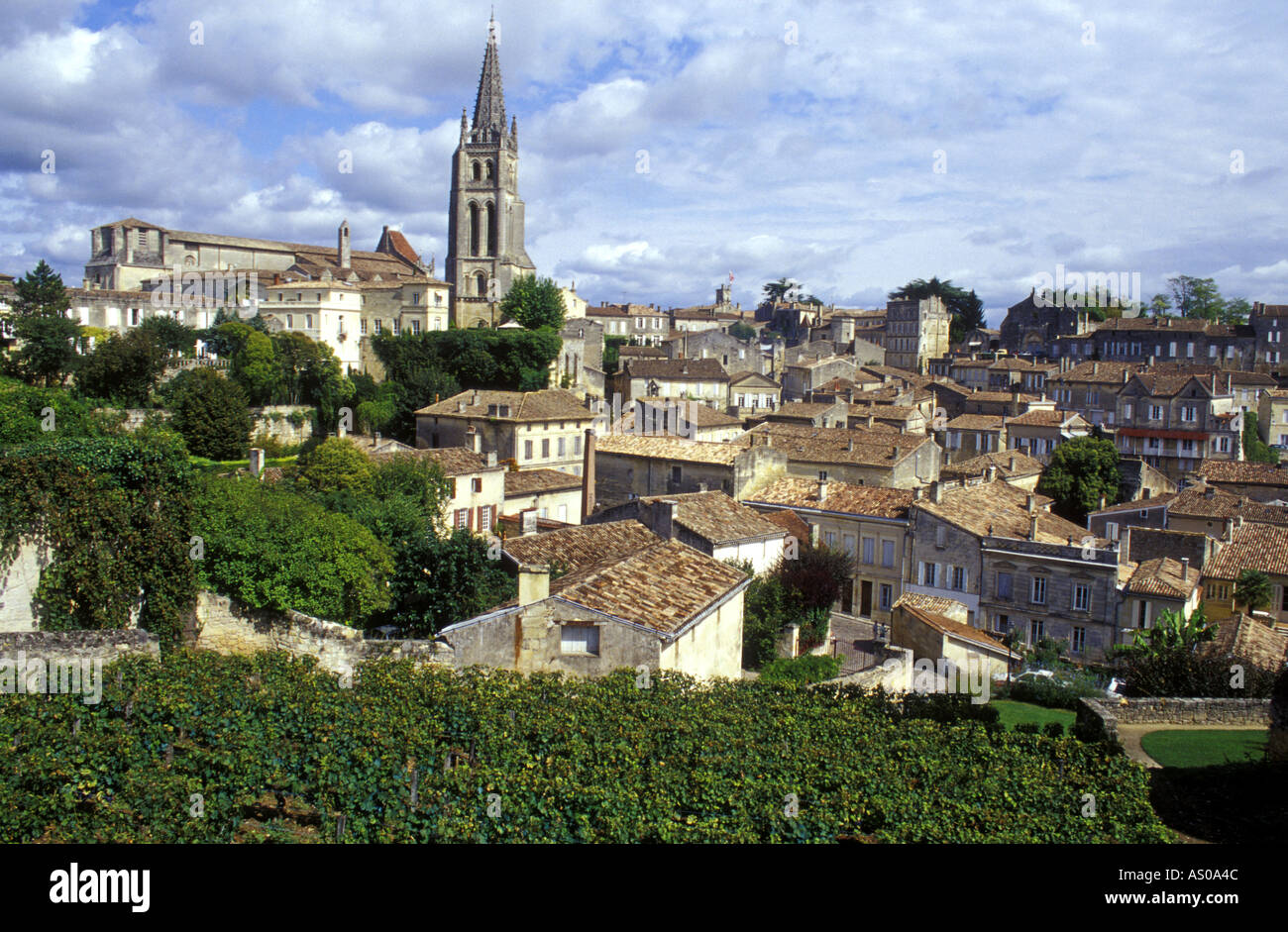 St Emilion skyline France Stock Photo - Alamy