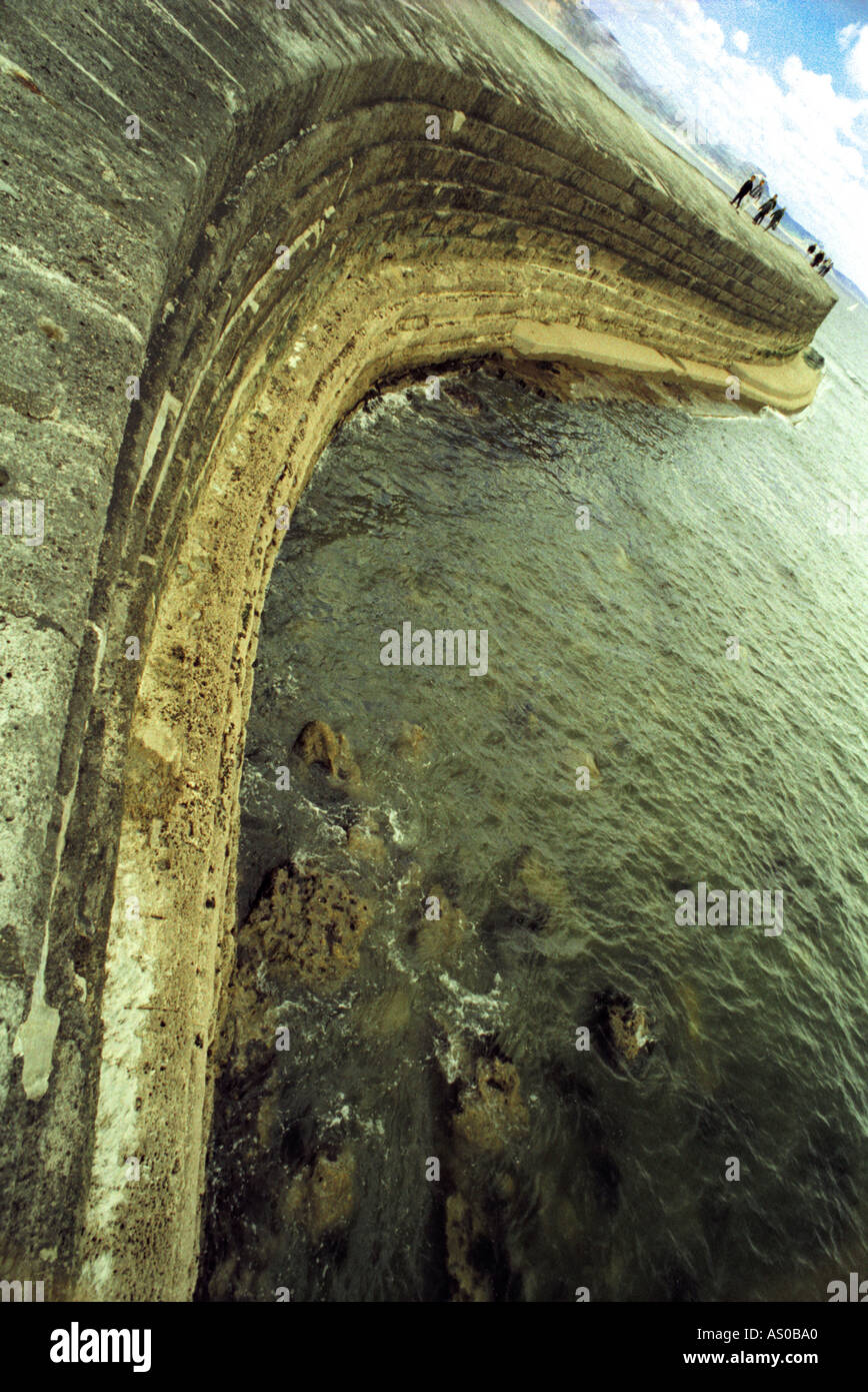 Lyme Regis s famous stone cobb Stock Photo - Alamy