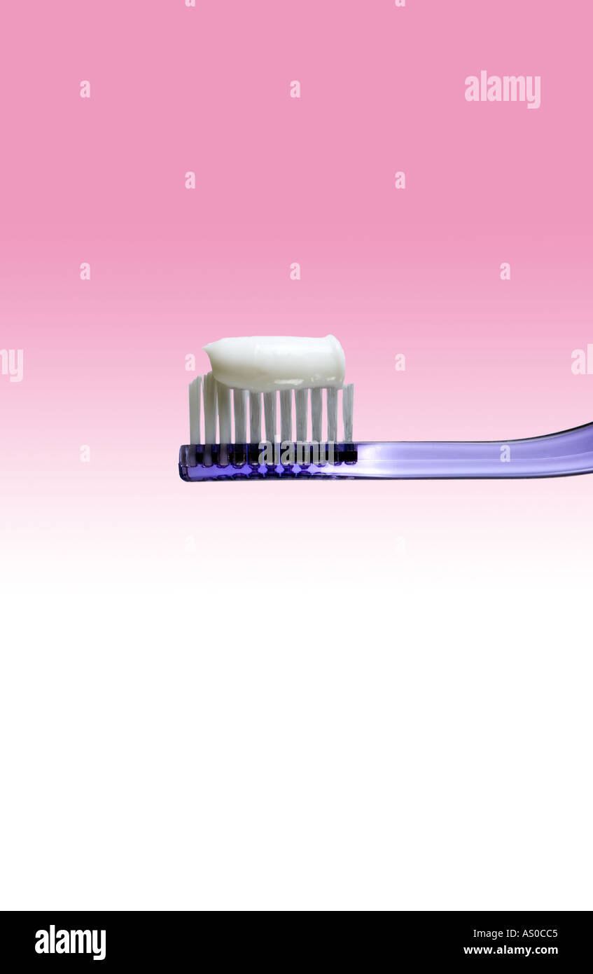 toothbrush with toothpaste Stock Photo - Alamy