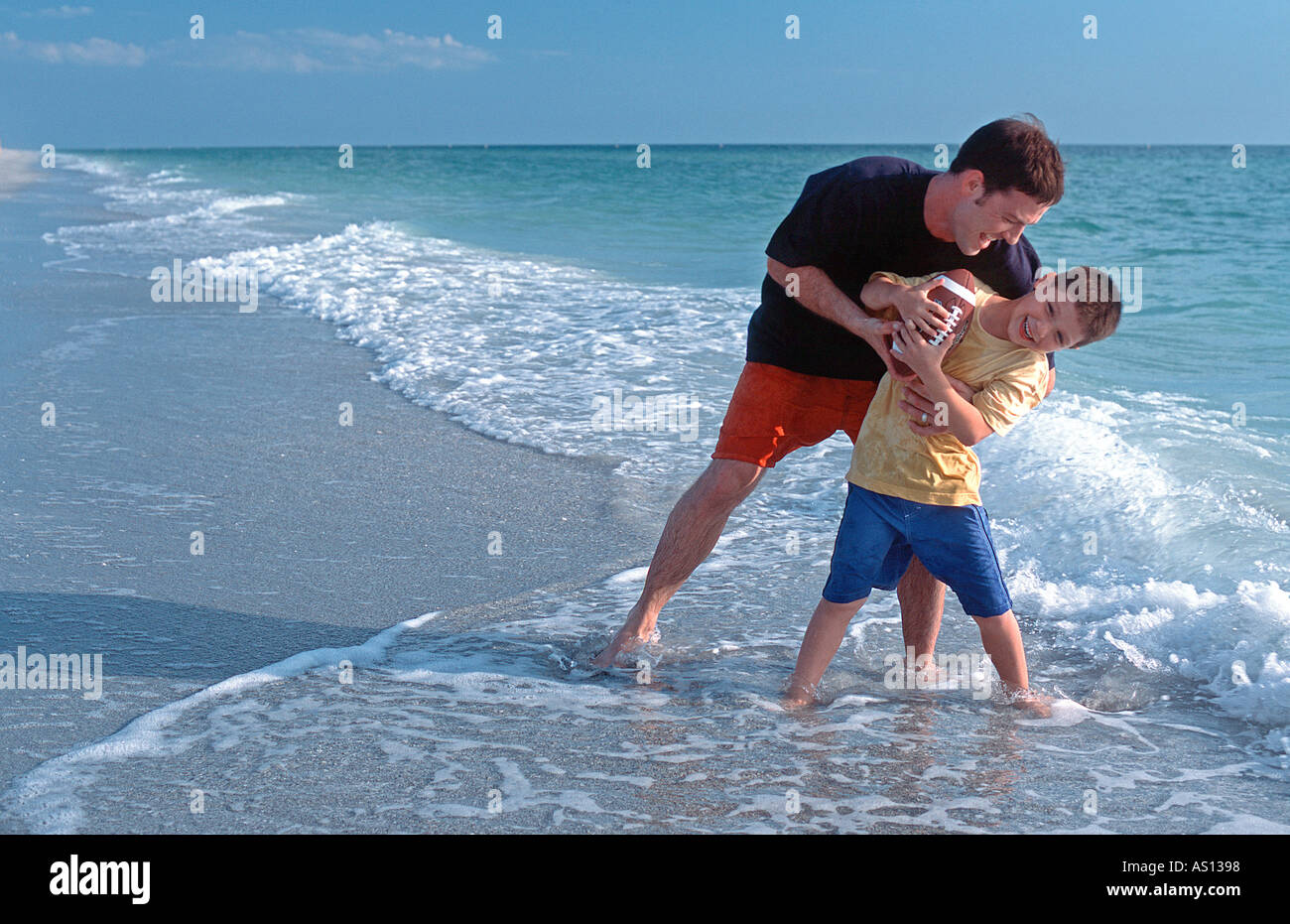 Competitive dad football hi-res stock photography and images - Alamy