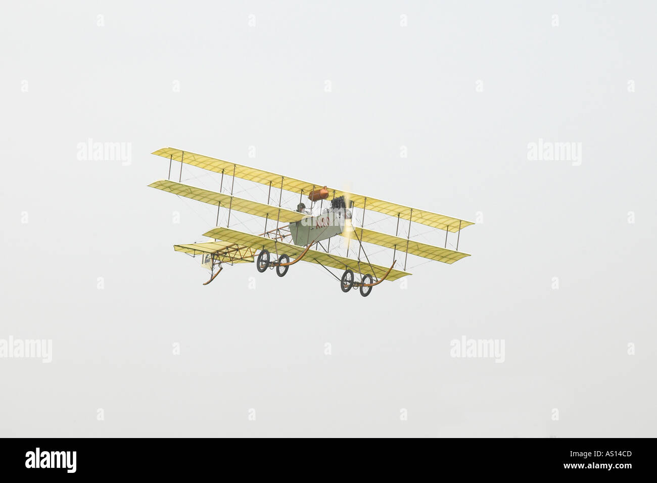 A V Roe replica AVRO triplane G ARSG Stock Photo - Alamy