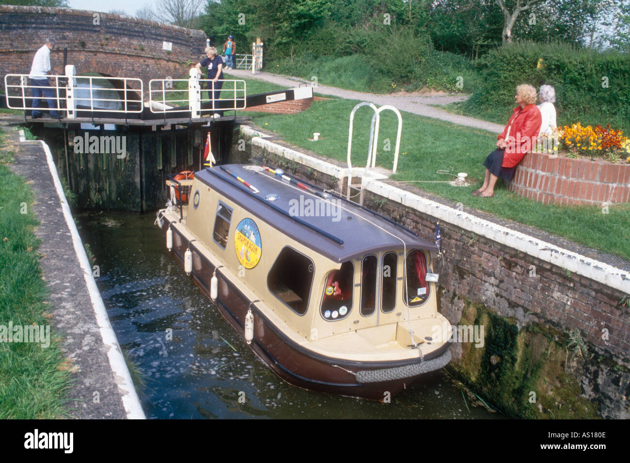 Canal barge on bridgwater canal hi-res stock photography and images - Alamy