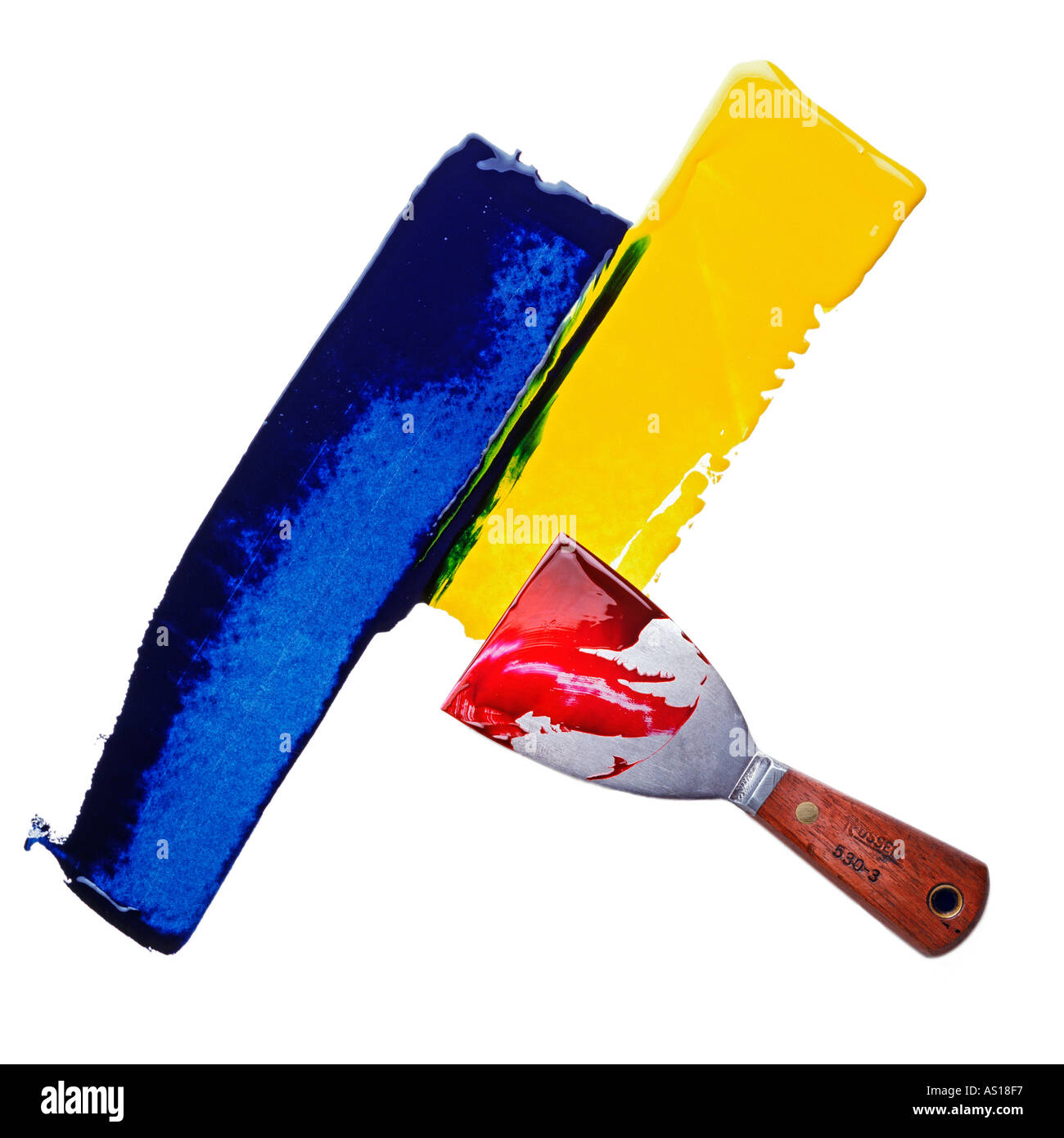 Primary colors color mix Cut Out Stock Images & Pictures - Alamy