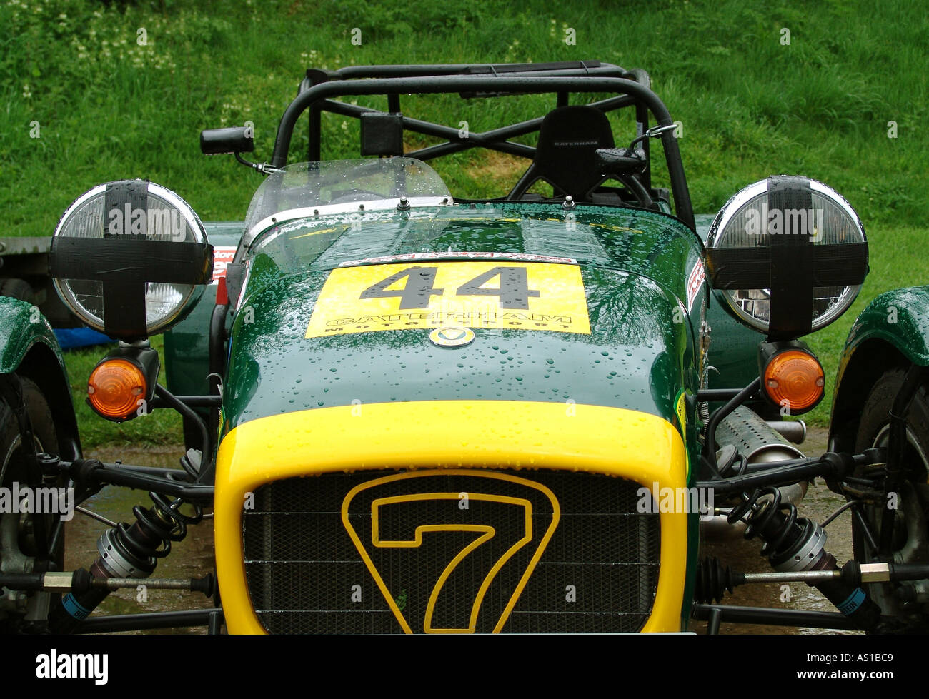 Caterham motor car at a motor racing circuit England GB UK 2004 Stock ...