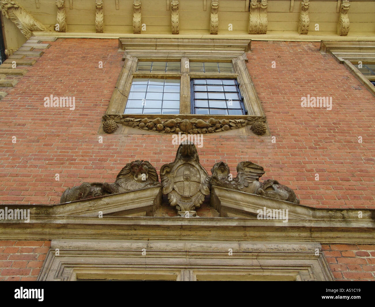Window architecture at Tredegar House and Country Park Newport South ...