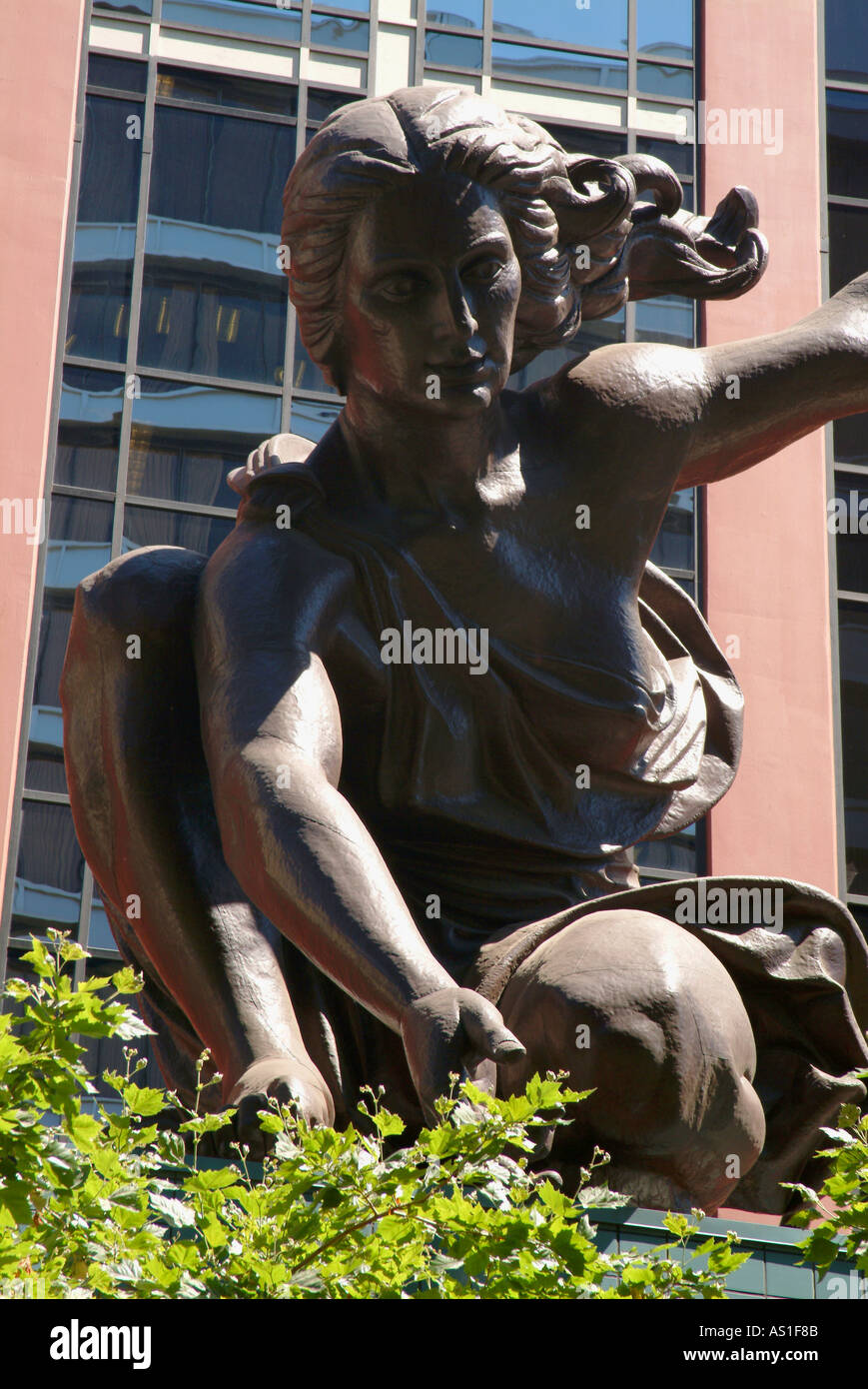 Statue of Portlandia 1985 The Portland Building government offices ...