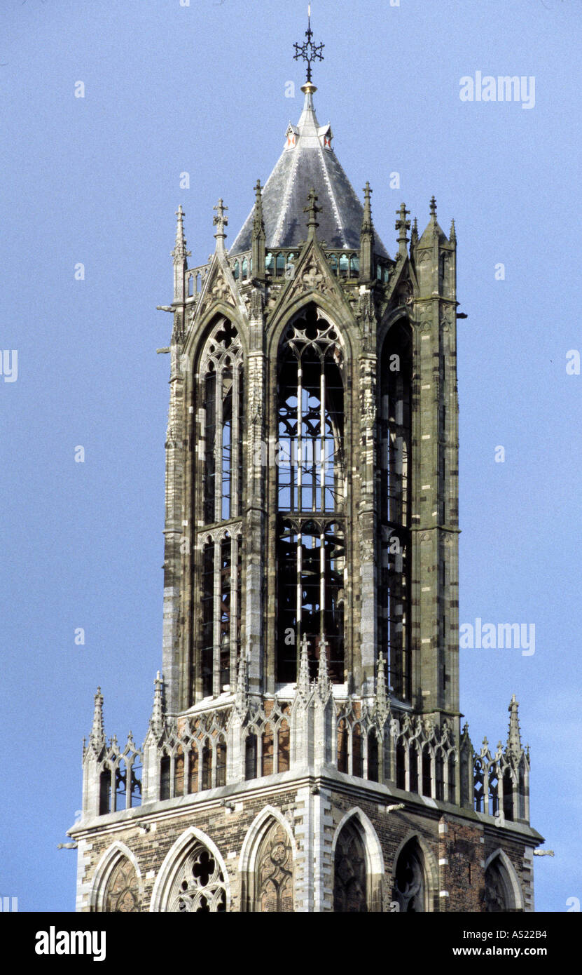 Utrecht, Domtoren, Turnspitze Stock Photo - Alamy