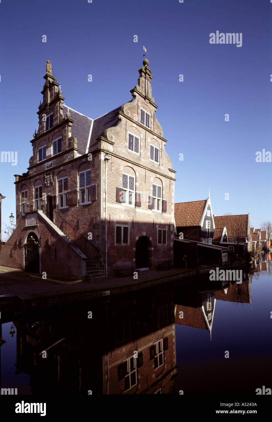 De Rijp, Rathaus von Leeghwater Stock Photo - Alamy