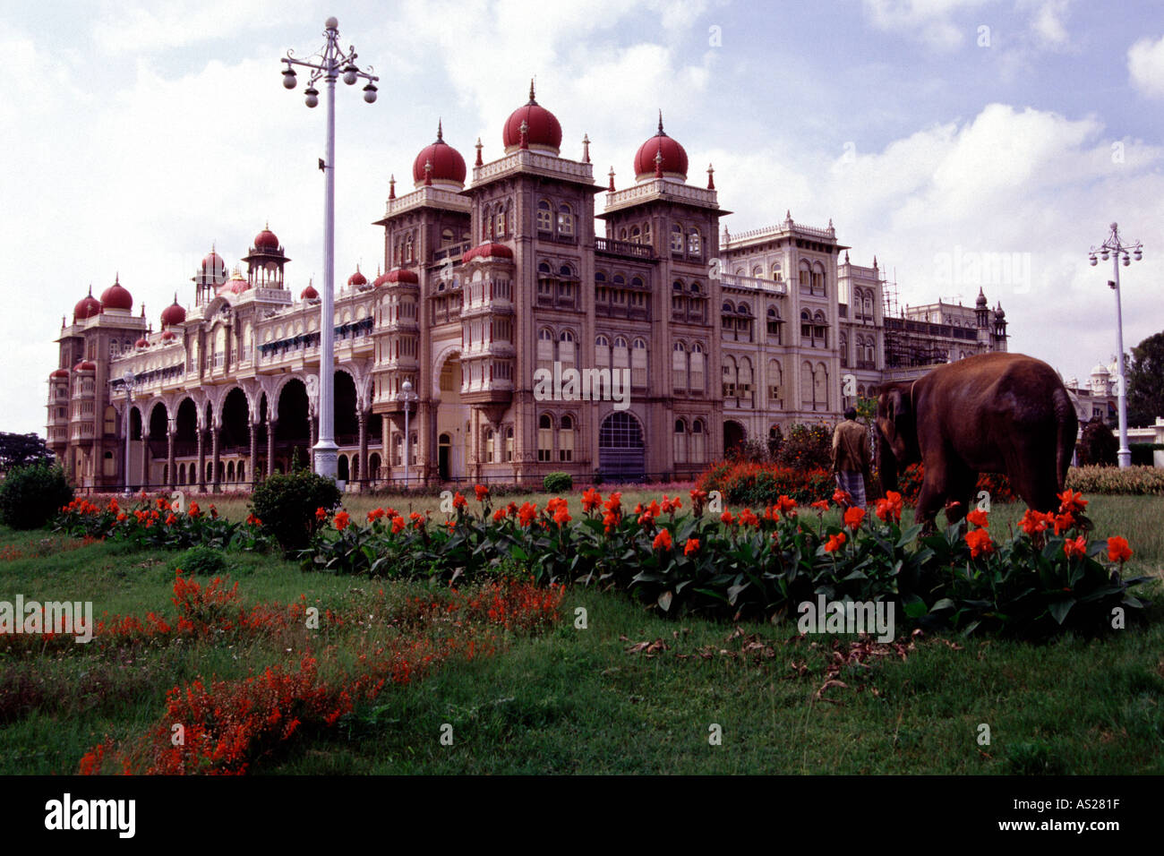 View of the Palace of Mysore the official residence and seat of the ...