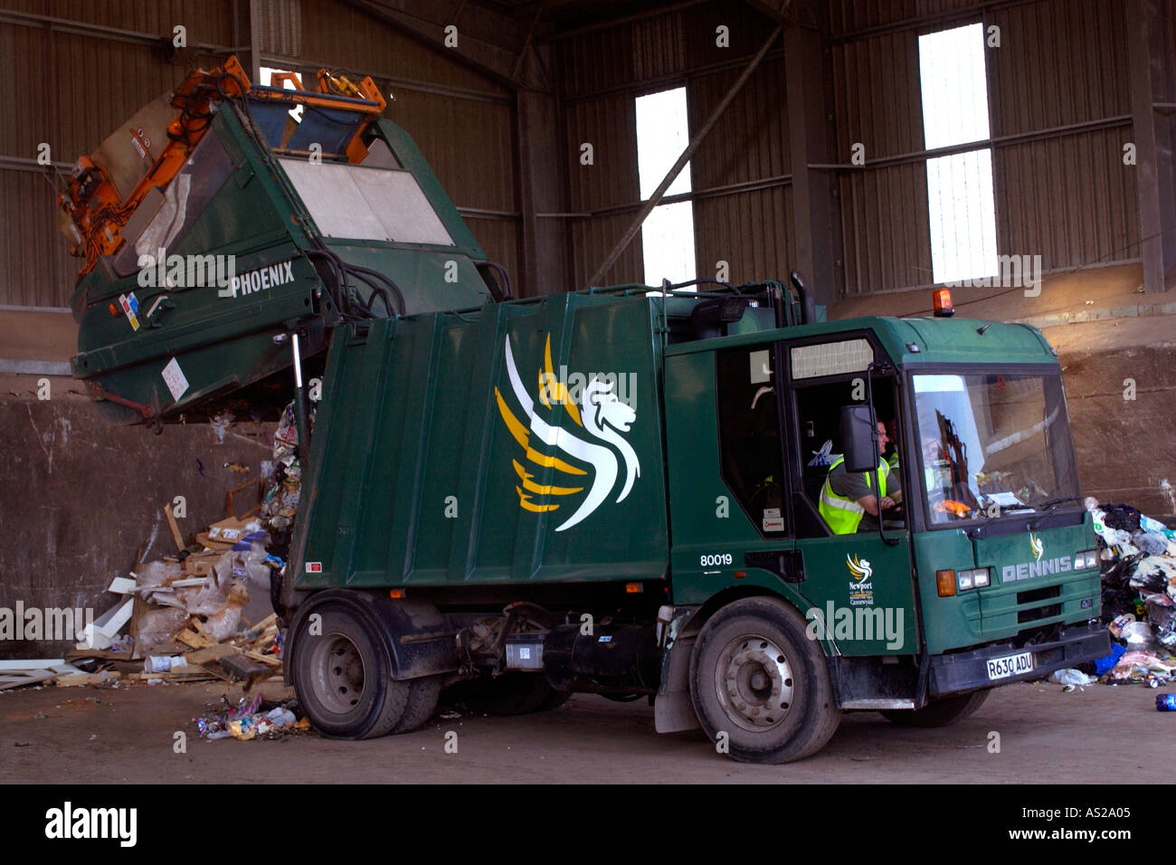 Waste collection vehicles uk hi-res stock photography and images - Alamy