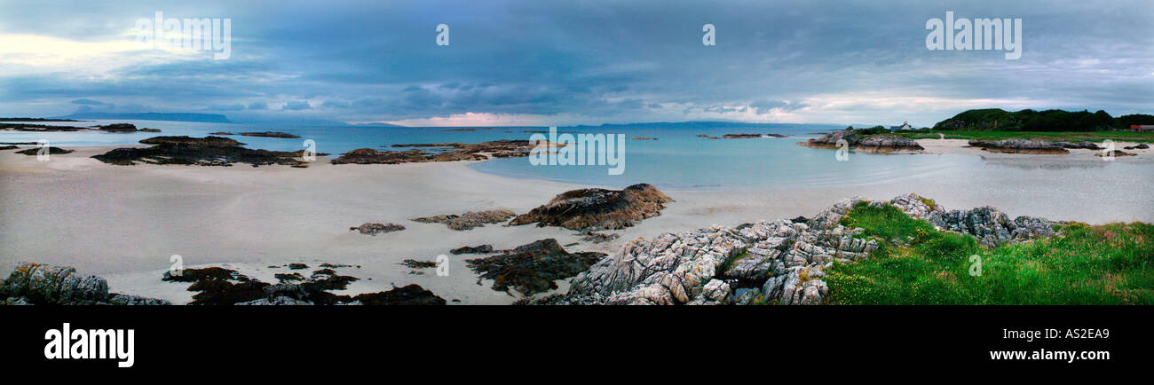 Arisaig beach Back of Keppoch Loch nan Ceall Eilean Ighe South Morar ...