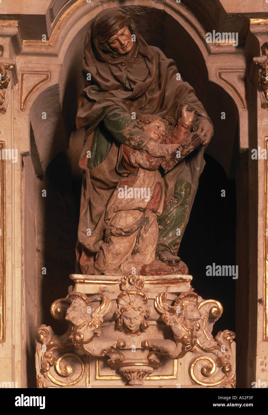 Salamanca, Neue Kathedrale, Heilige Anna mit der kleinen Maria, um 1540 ...