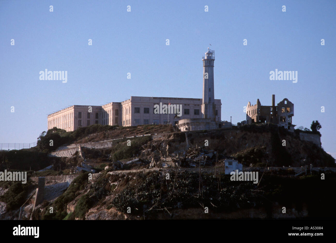 Alcatraz watch tower hi-res stock photography and images - Alamy